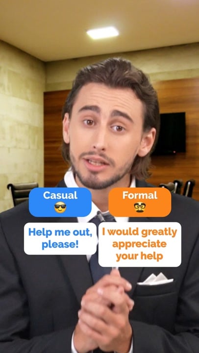 Casual vs. Formal English Requests