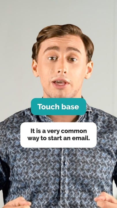 Master Business Email Slang: How to Use "Touch Base"