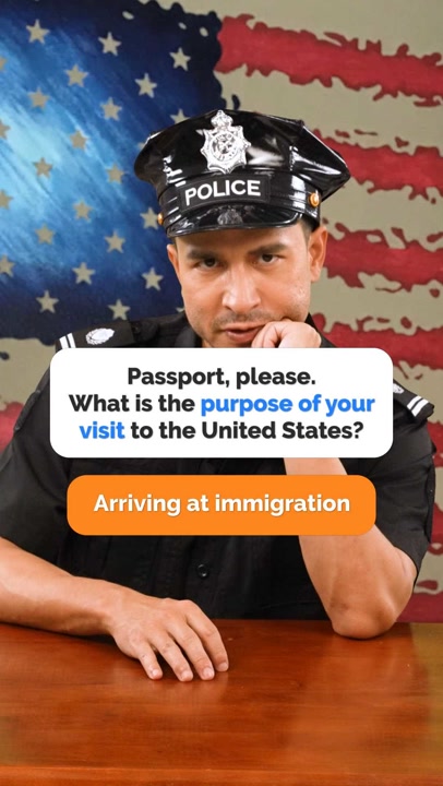 Business Trip Interview at Border: English Phrases