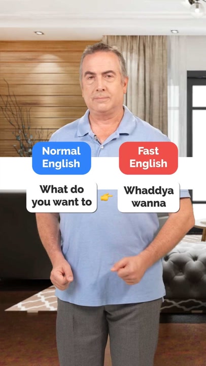 Fast vs Normal English Pronunciation