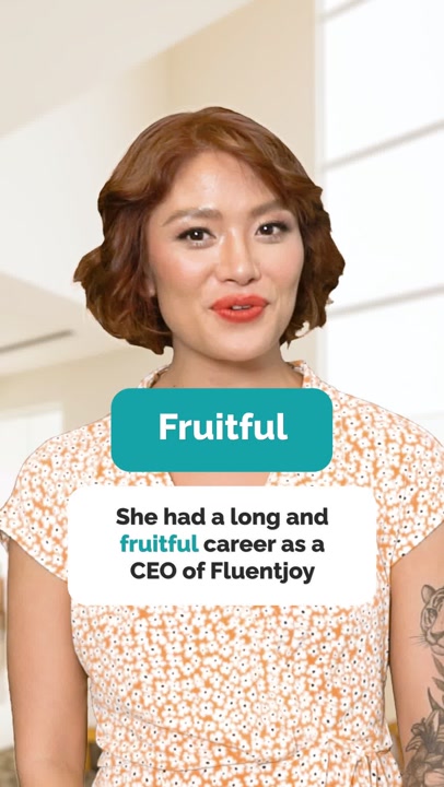 What Does "Fruitful" Mean?
