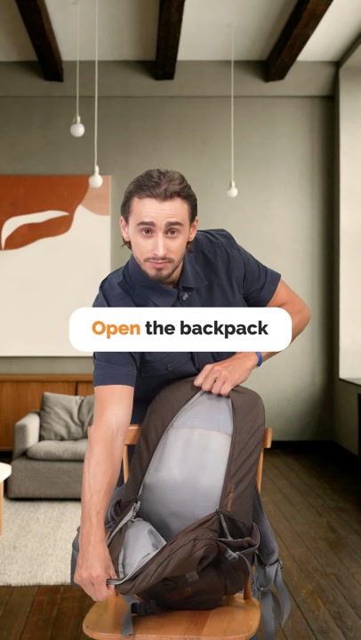 Backpack Handling Verbs for Everyday English