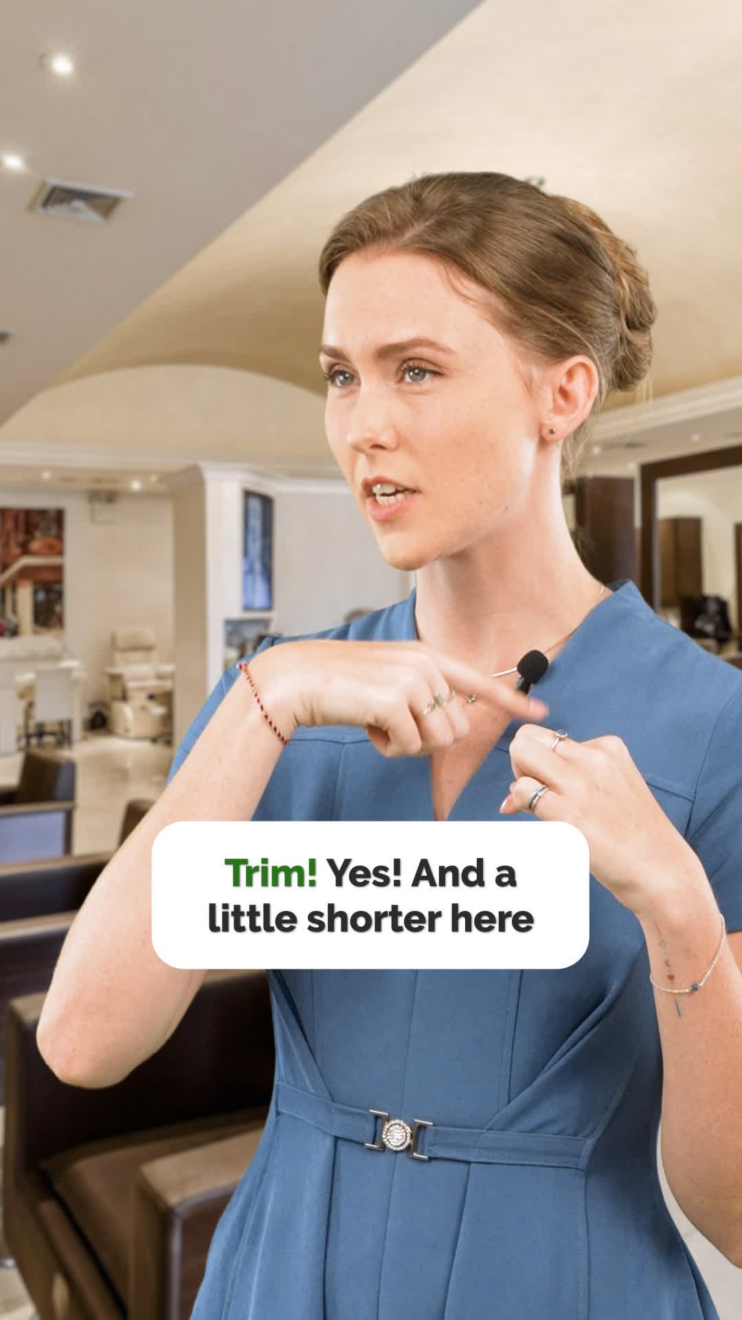 Learn Haircut Vocabulary for ESL Learners