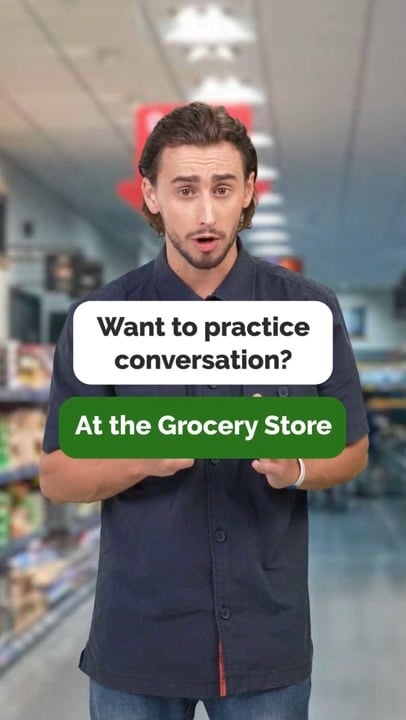 Grocery Store Conversation Practice: Learn English Easily