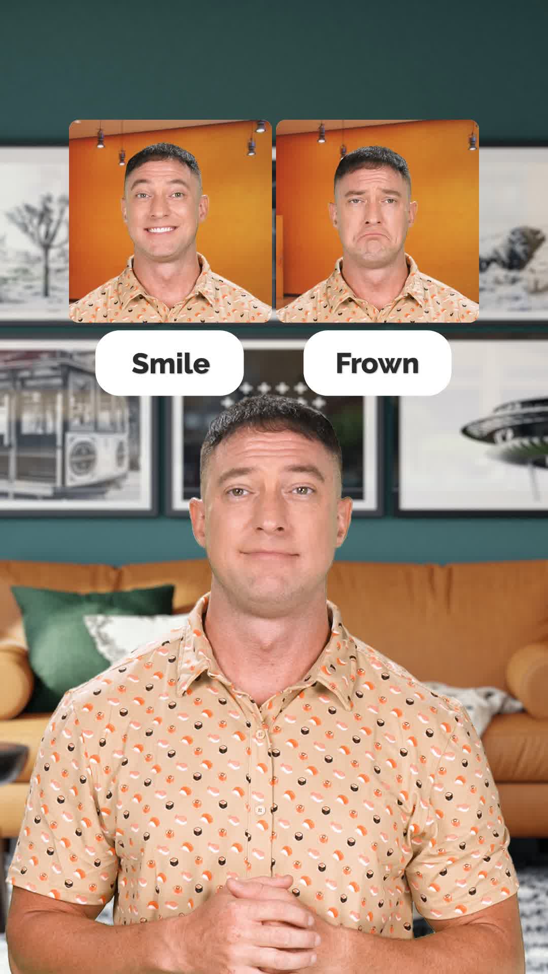 Learn Facial Expression Verbs in English