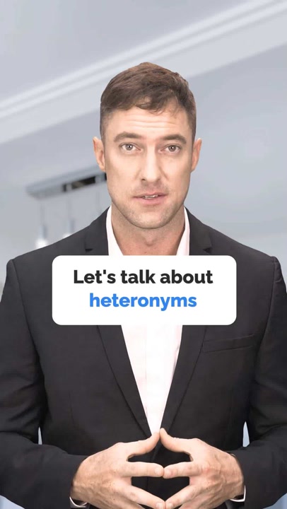 Learn Heteronyms (Part 4) | Improve English Vocabulary