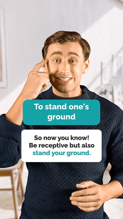 What Does "Stand One's Ground" Mean?