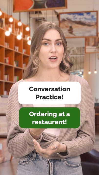 English Conversation: Ordering at a Restaurant