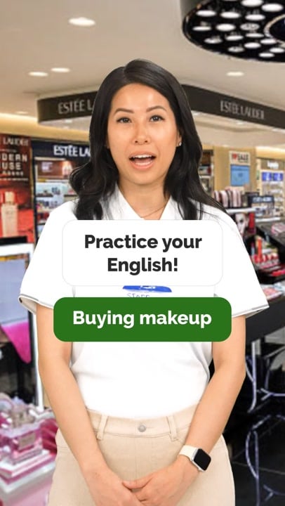 Practice English Conversation: Buying Makeup