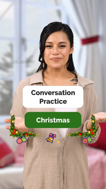Christmas Conversation Practice: Fun Dialogue
