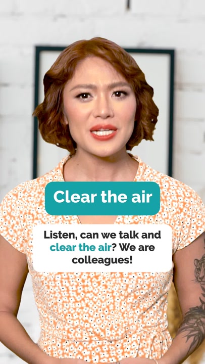 What Does "Clear the Air" Mean?