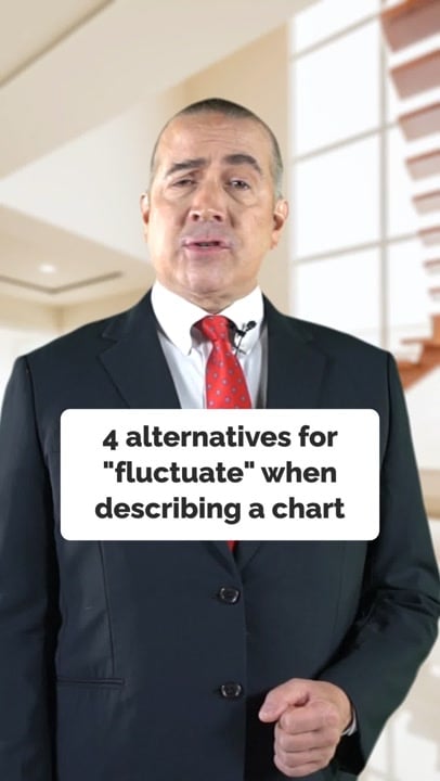 Top 4 Synonyms for "Fluctuate" in Describing Charts